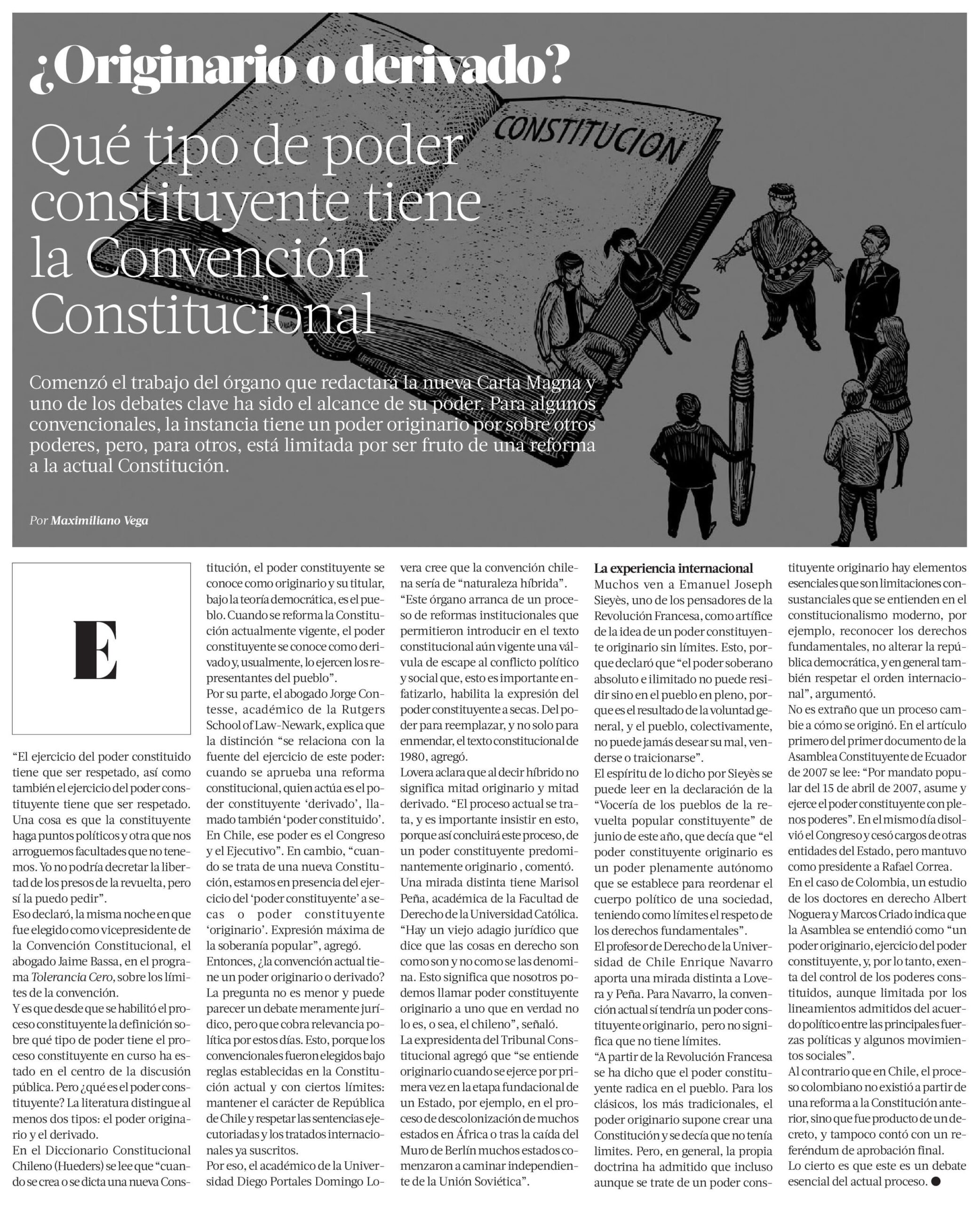 ¿Originario o derivado? Qué tipo de poder constituyente tiene la ...